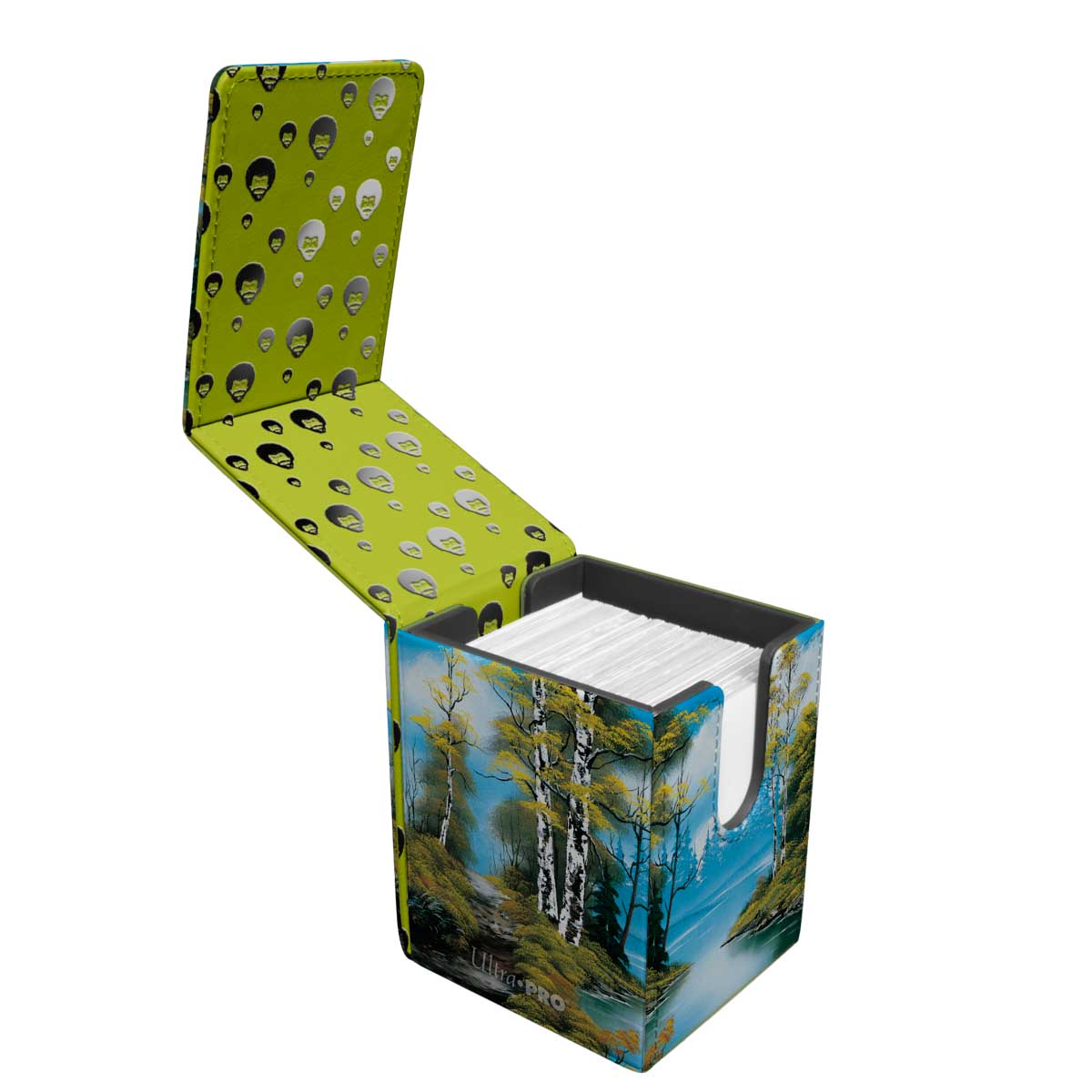 Ultra-Pro - Bob Ross: Lakeside Path Flip Deck Box – Vortex Games